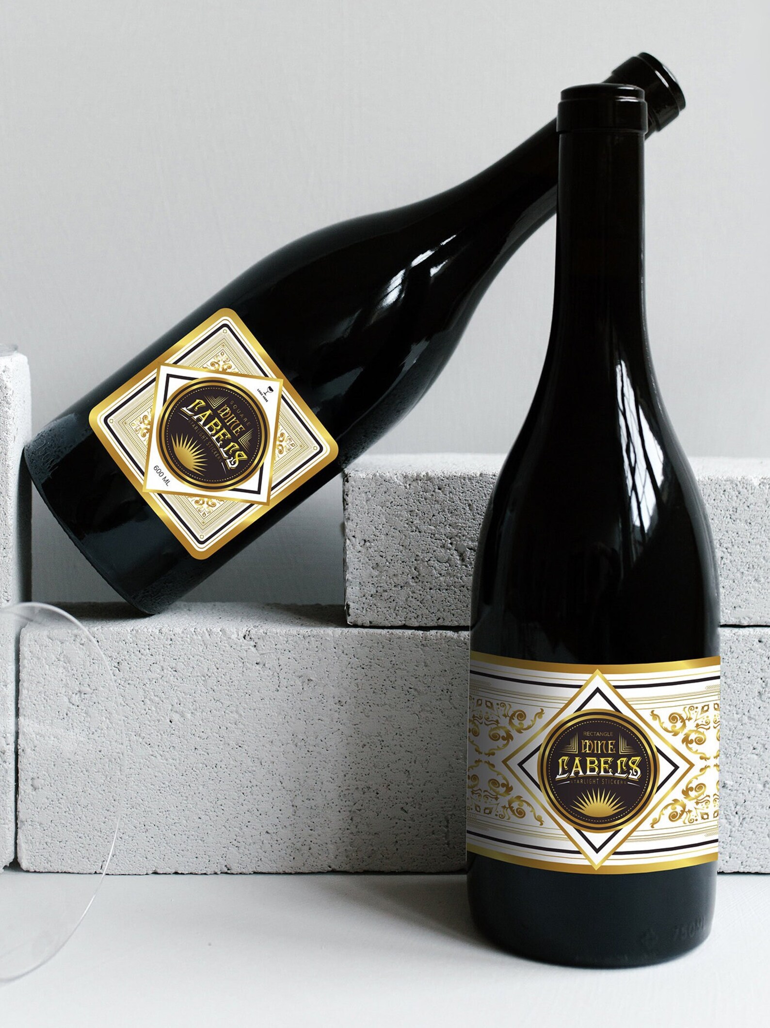 Printed Custom Wine Bottle Label Custom Wine Labels Photo - Etsy