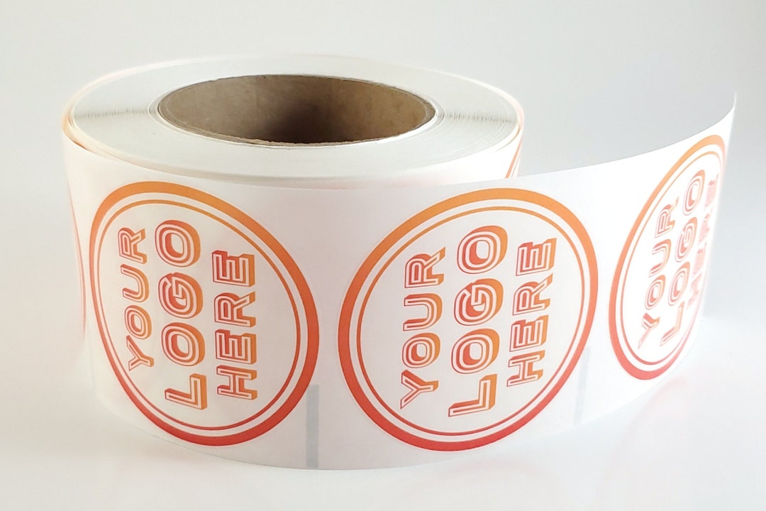 Clear Stickers With Your Logo, Transparent Stickers on a Roll, Clear ...