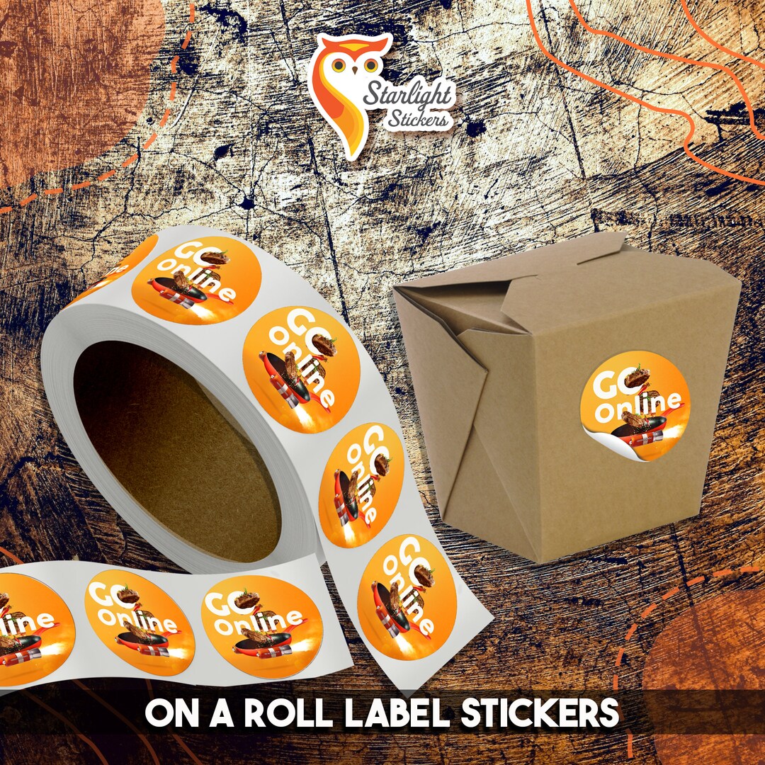 Custom Circle Label on a Roll Custom Stickers for Your Small - Etsy