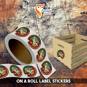 Custom Circle Labels on a Roll for Small Business, Custom Stickers ...