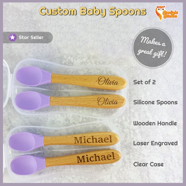 Baby Spoons - Etsy