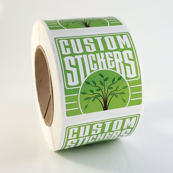 Custom Square Labels and Stickers on a Roll Add Your Own - Etsy