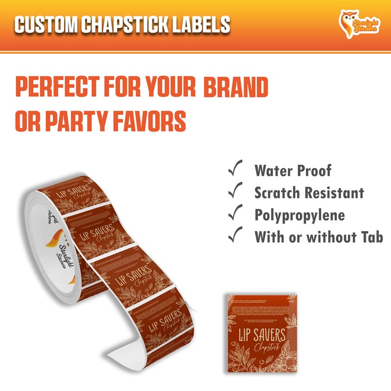 Custom Logo Chapsticks - Etsy