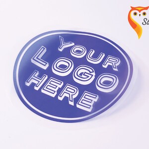 Clear Stickers With Your Logo, Transparent Stickers on a Roll, Clear ...