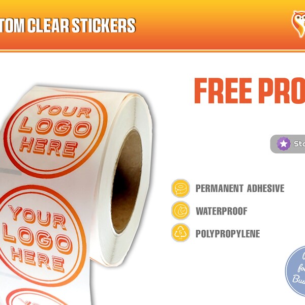 Clear Stickers Custom - Etsy