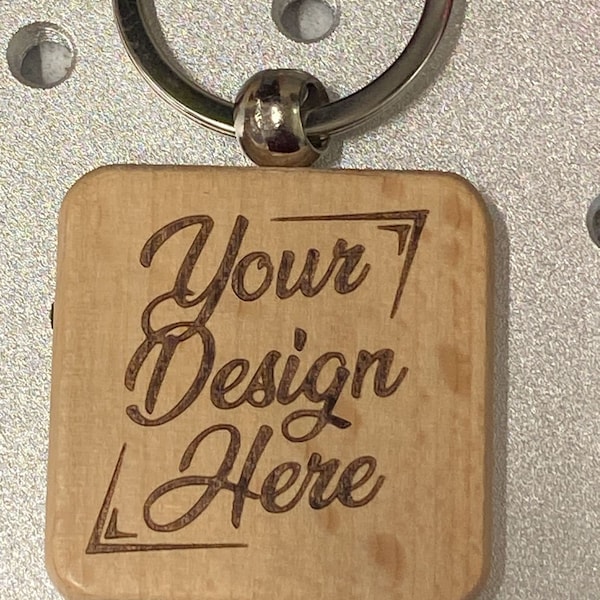 Wooden Key Chain - Etsy