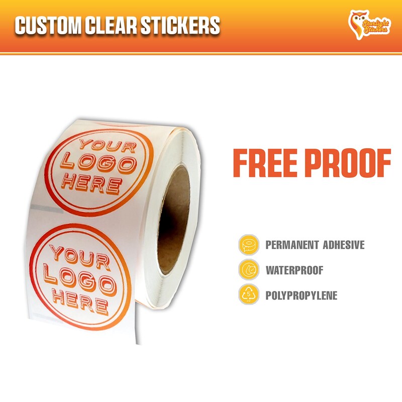 Clear Stickers - Etsy