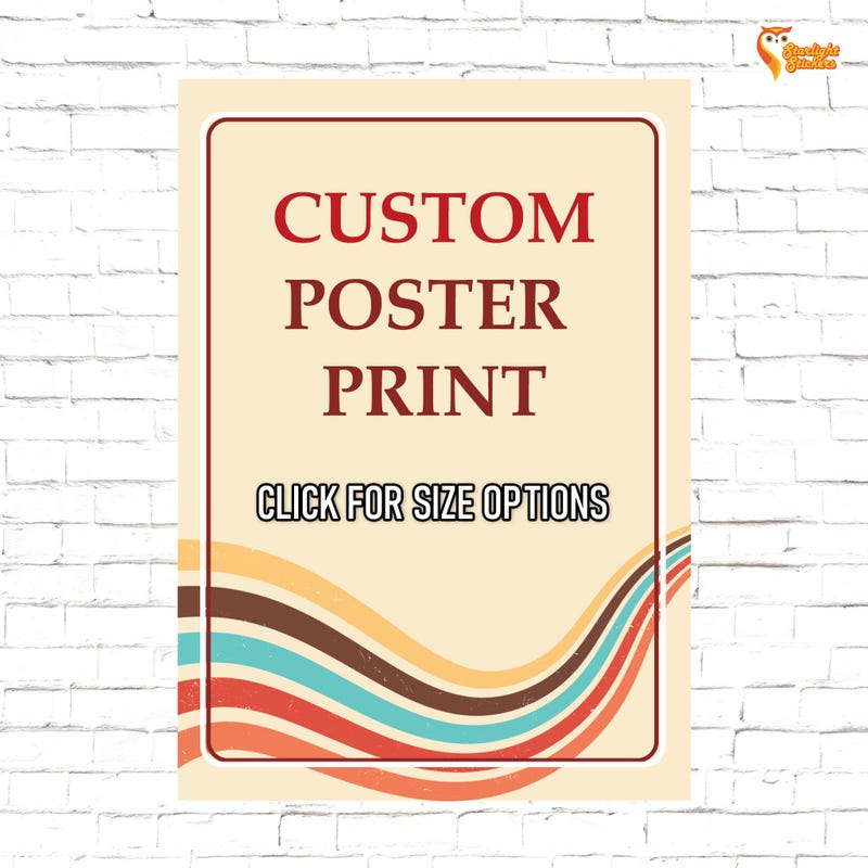 Personalized Poster - Etsy