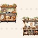 Watercolor Rustic Kitchen Clipart, 10 Elements High Quality Jpegs and ...