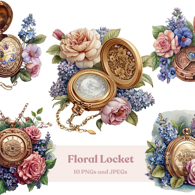 Victorian Locket - Etsy