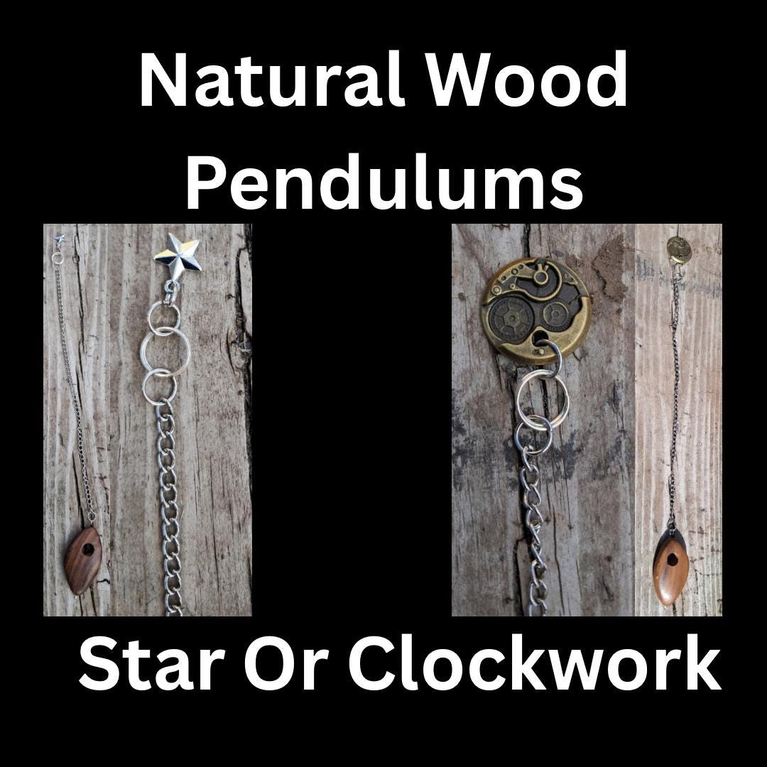 Natural Wood Pendulums - Etsy