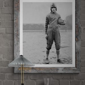 A Photo of a 1918 Football Player - Etsy