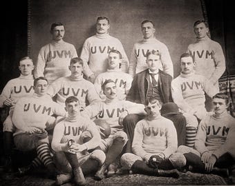 Old Football Team Photo - Digital Download - Etsy