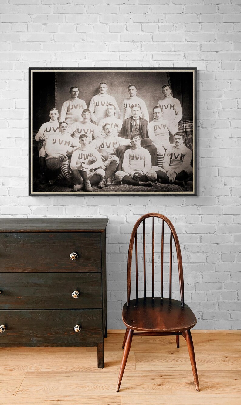 UVM 1891 Football Team Photo - Digital Download - Etsy