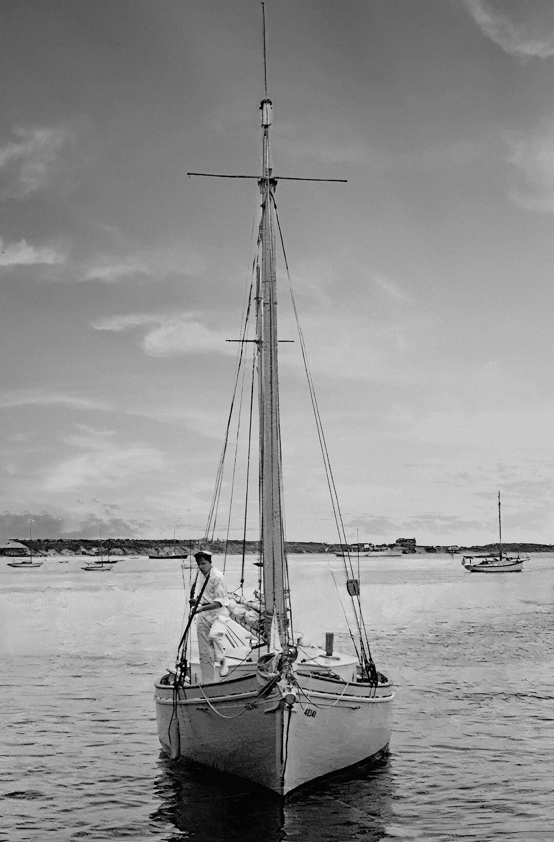 A Photo of a 1920's Sailboat #3 - Photo Download - Etsy