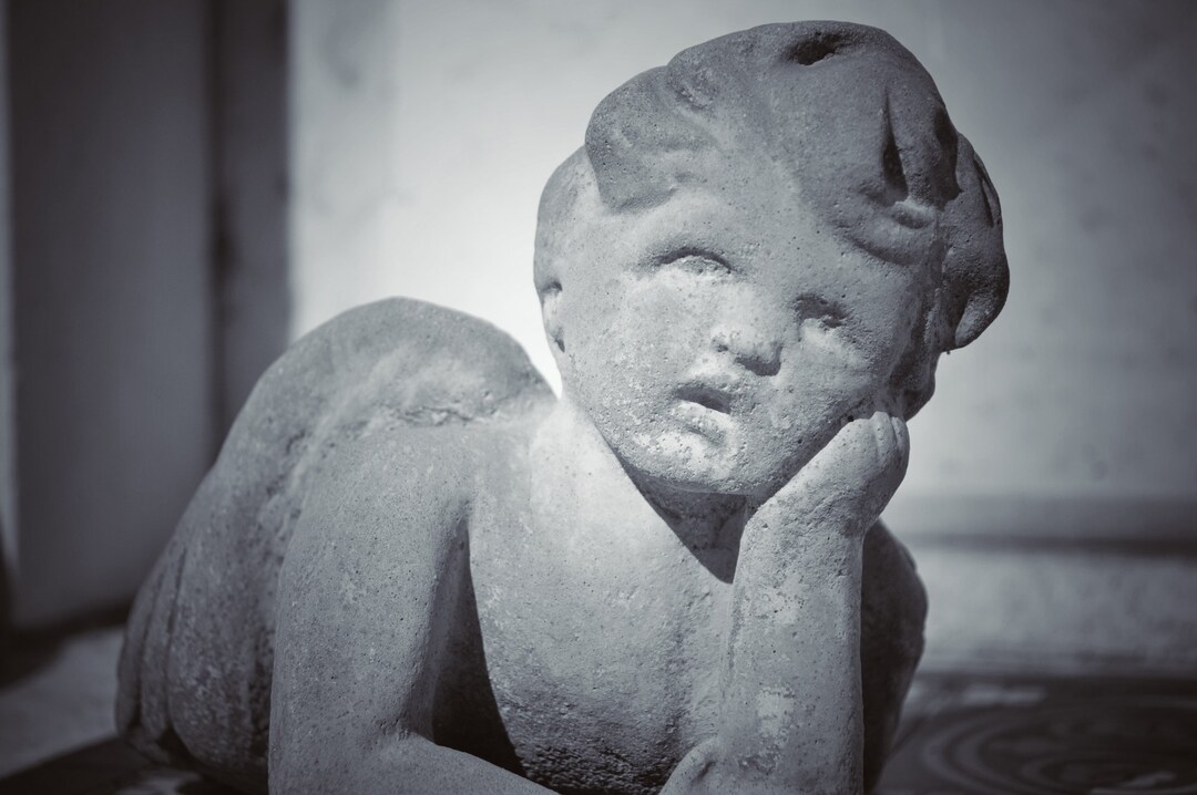 Thinking Angle Sculpture Photo - Etsy