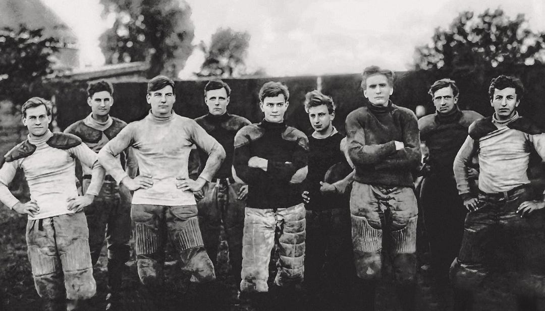 Early 1900s Football Team Photo - Digital Download - Etsy