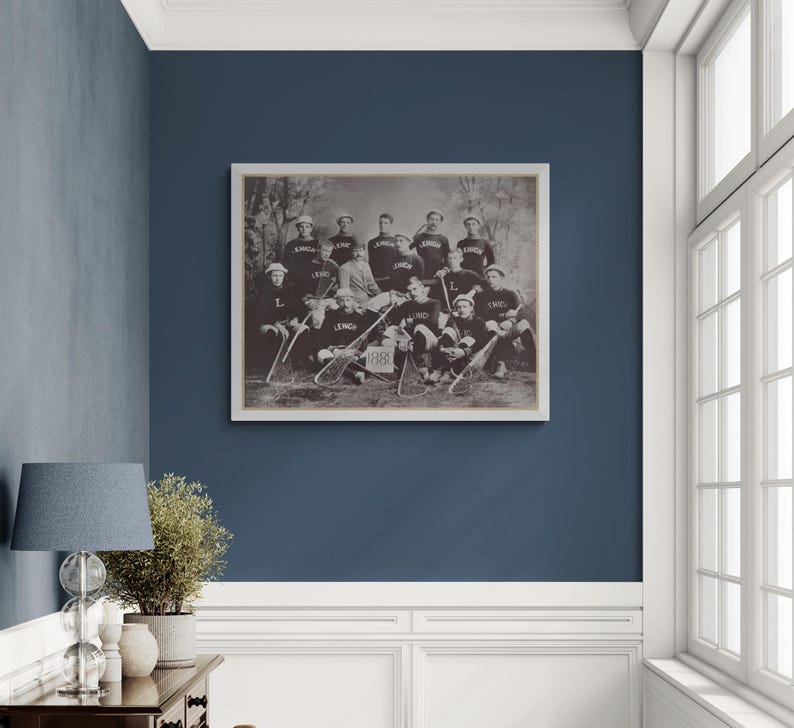 1889 Lehigh Lacrosse Team Photo: Vintage Sports Art (digital Download ...