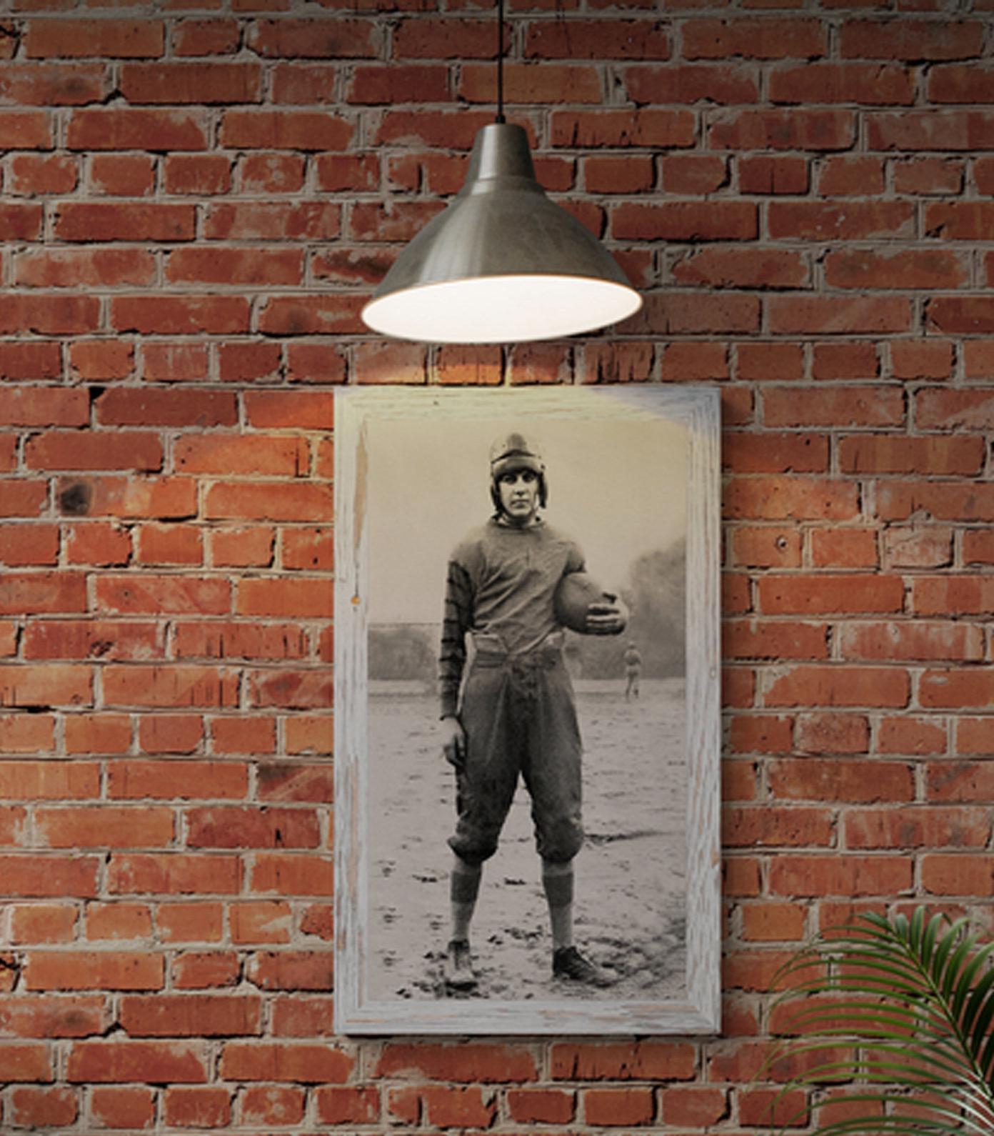 A Photo of a 1918 Football Player - Etsy