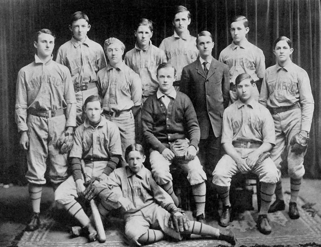 1904 Baseball Team Photo - Digital Download - Etsy