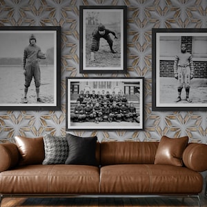 A Photo of a 1918 Football Player - Etsy