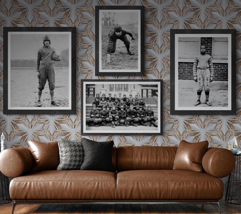A Photo of a 1918 Football Player - Etsy