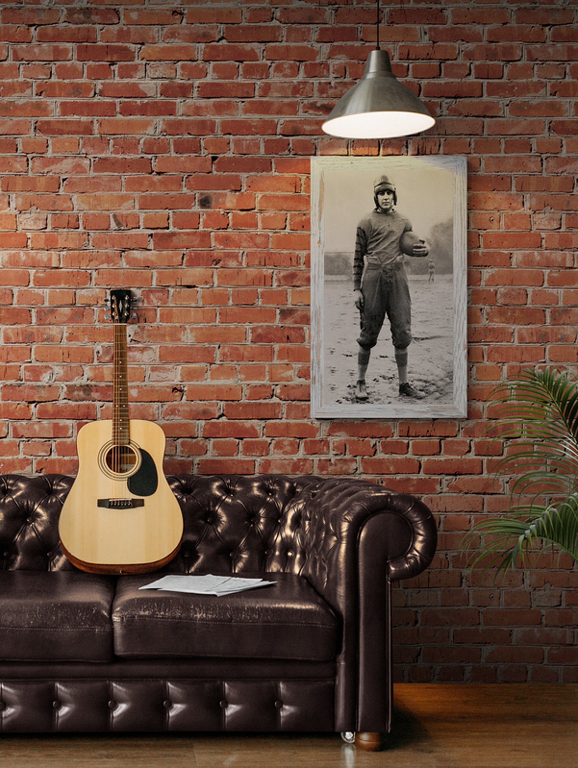 A Photo of a 1918 Football Player - Etsy