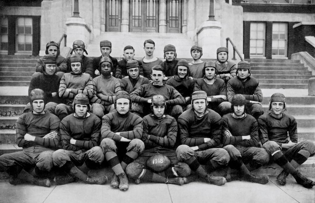Old Football Team Photo - Digital Download - Etsy