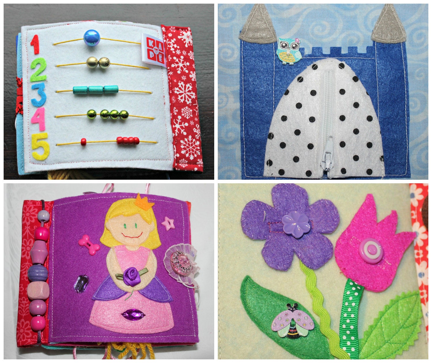 Quiet Book Pattern No3 Princess Theme for Girls Toddlers Age | Etsy