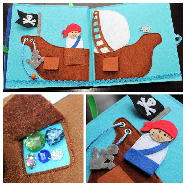 Quiet Book Pirate Themed - Etsy