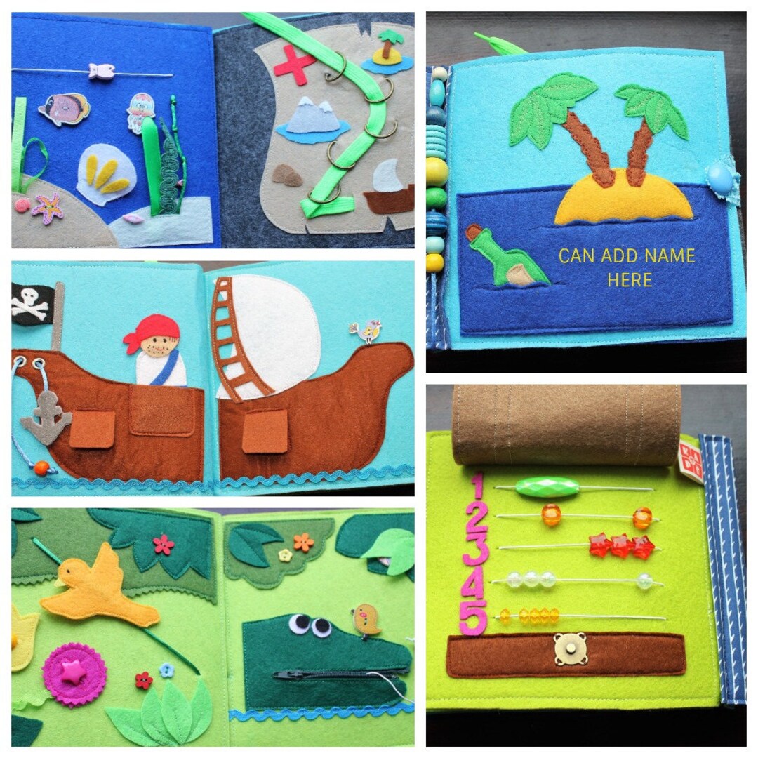 Quiet Book, Pirate Themed - Etsy