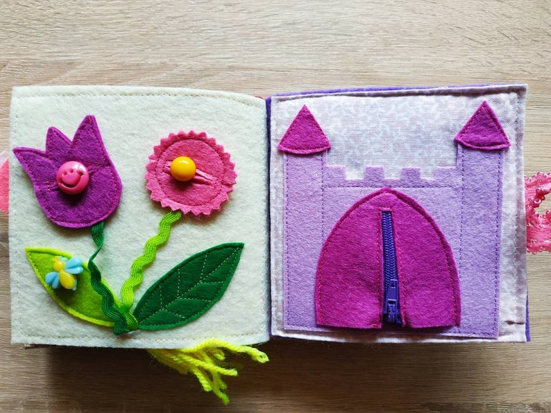 Princess Quiet Book, Busy Book for Toddler Girl - Etsy
