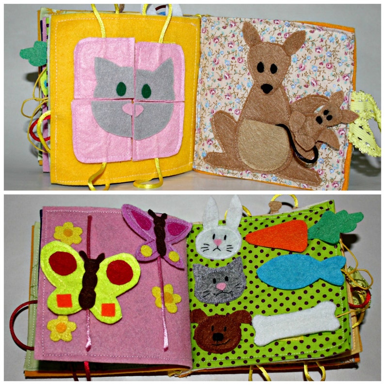 Quiet book for toddlers age 1-4 years personalised busy book | Etsy