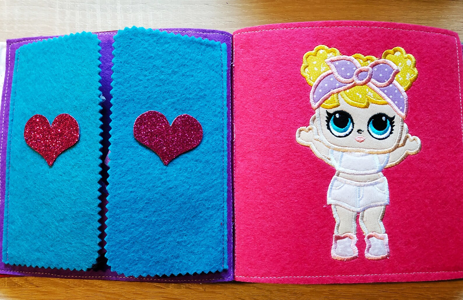 Quiet Book Girl and Toddler Busy Book | Etsy