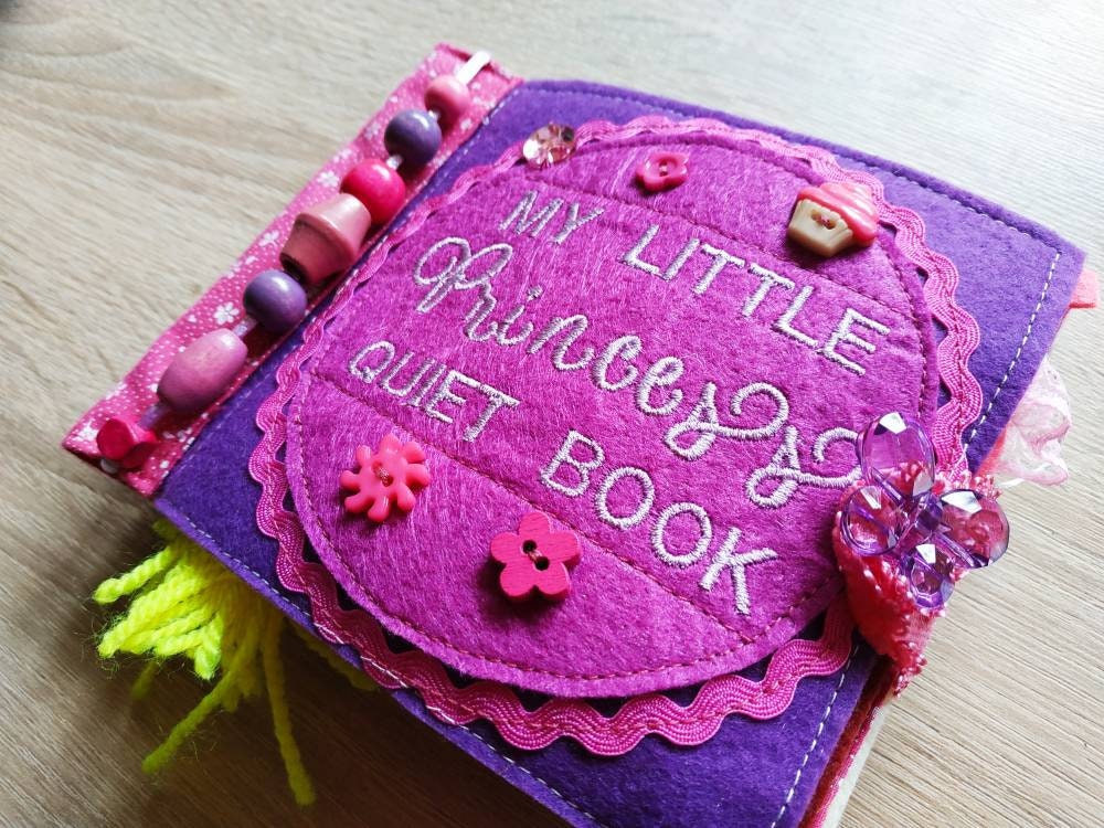 Princess Quiet Book, Busy Book for Toddler Girl - Etsy