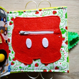 Mouse Quiet Book, Mouse Inspired Busy Book, Toddler Quiet Book - Etsy