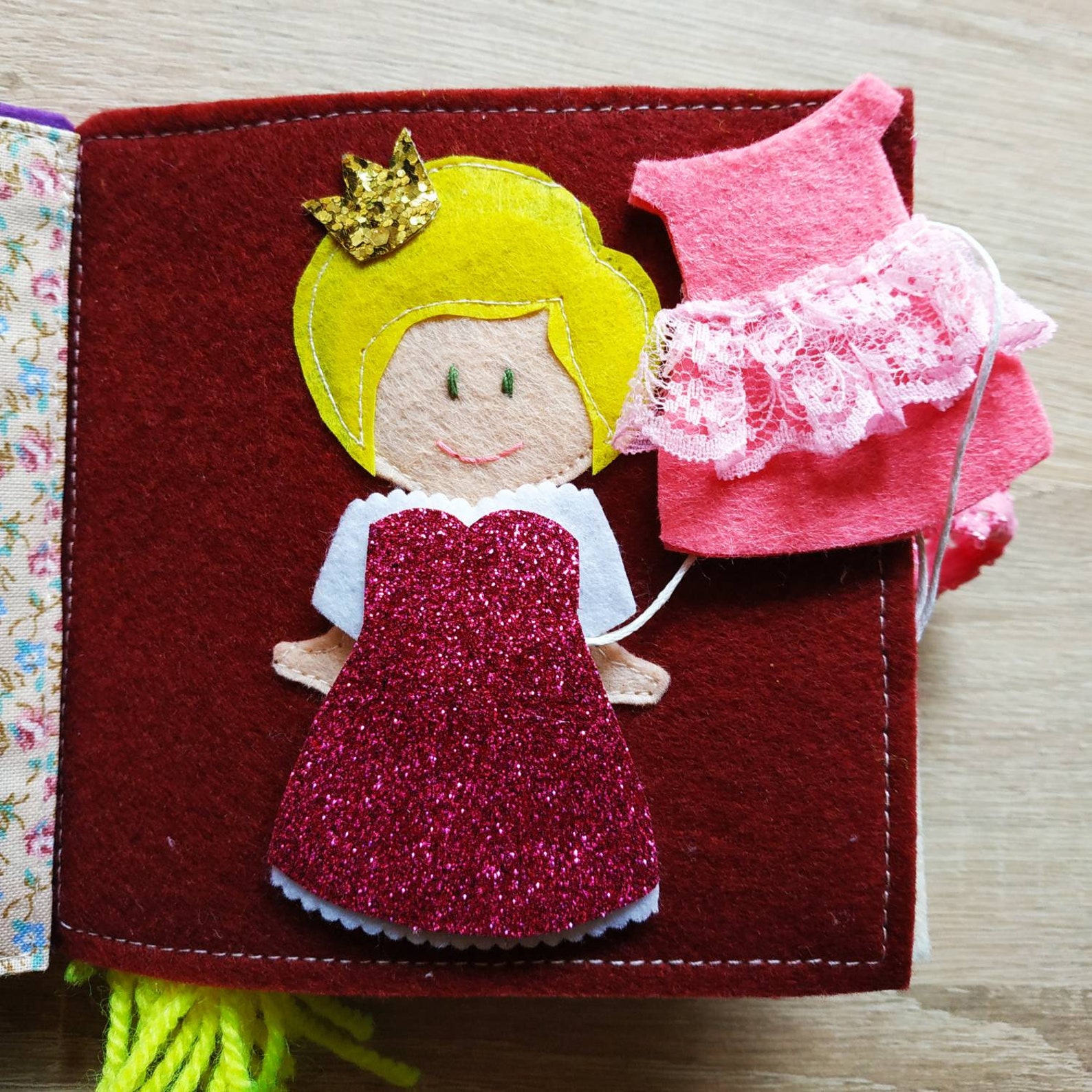 Princess Quiet Book, Busy Book for Toddler Girl - Etsy
