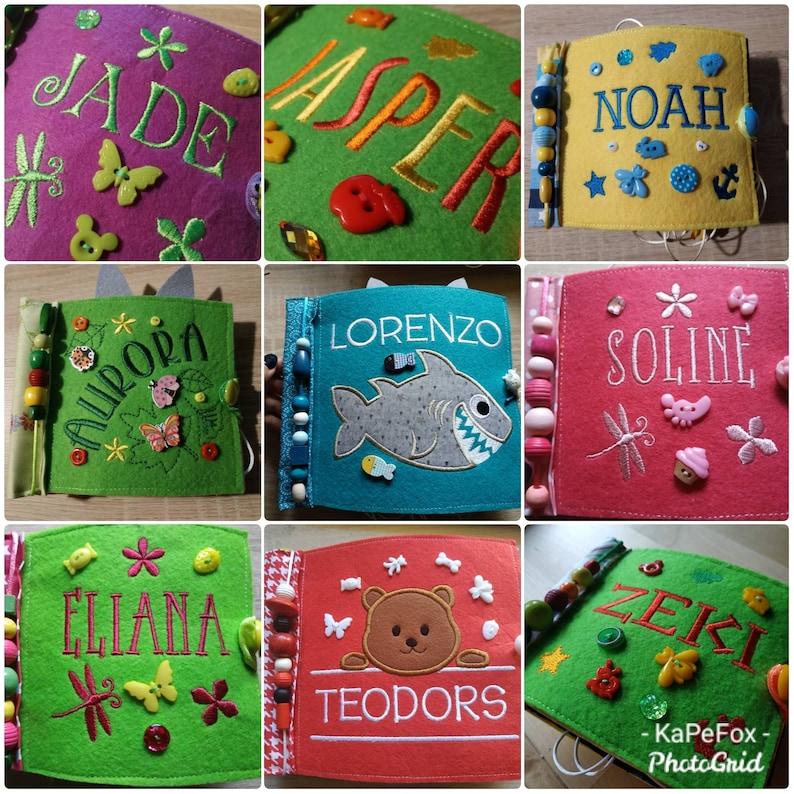 Quiet Book for Toddlers, Age 1-4 Years, Customised Busy Book - Etsy