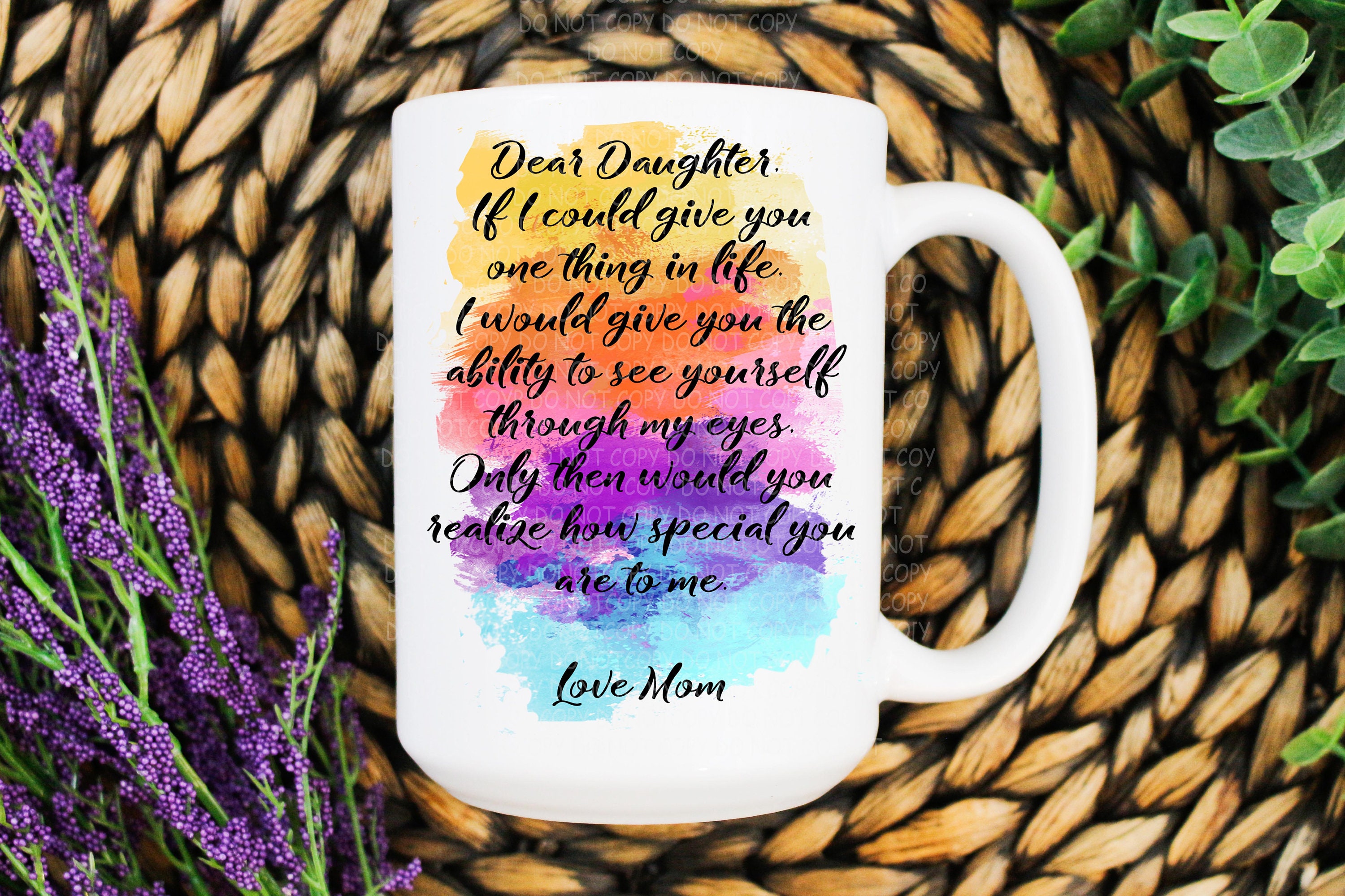 Dear Daughter If I Could Give You One Thing I Would Give You Etsy