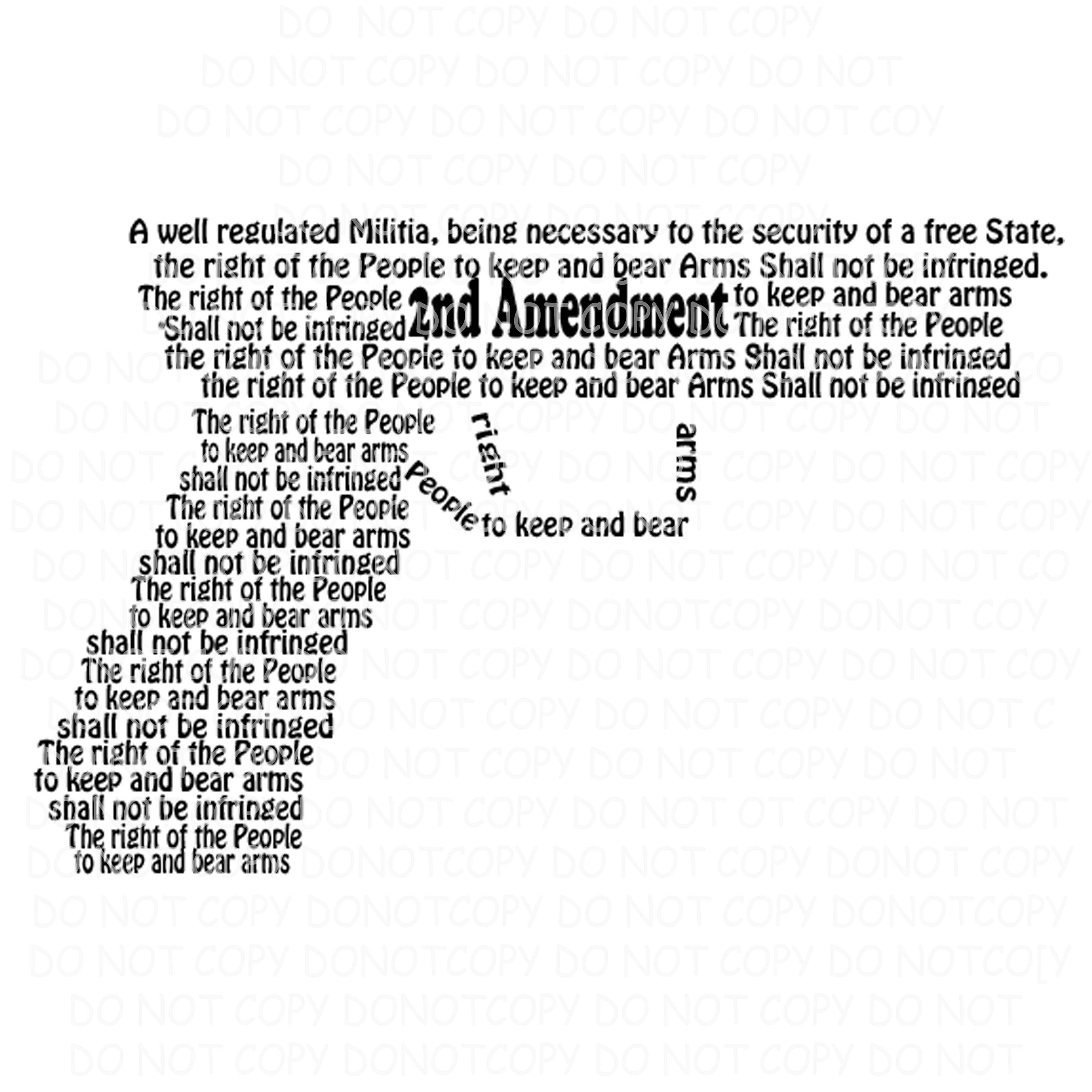 2nd Amendment Rights. the Right of the People to Keep and Bear - Etsy