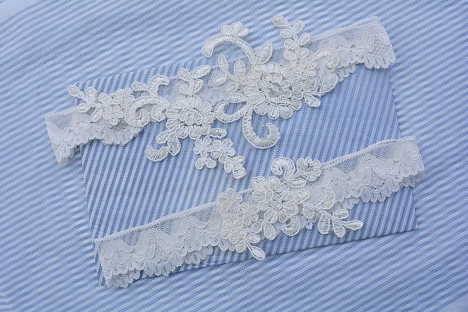 Wedding Garter Ivory Bridal Garter Ivory Lace Garter Set | Etsy