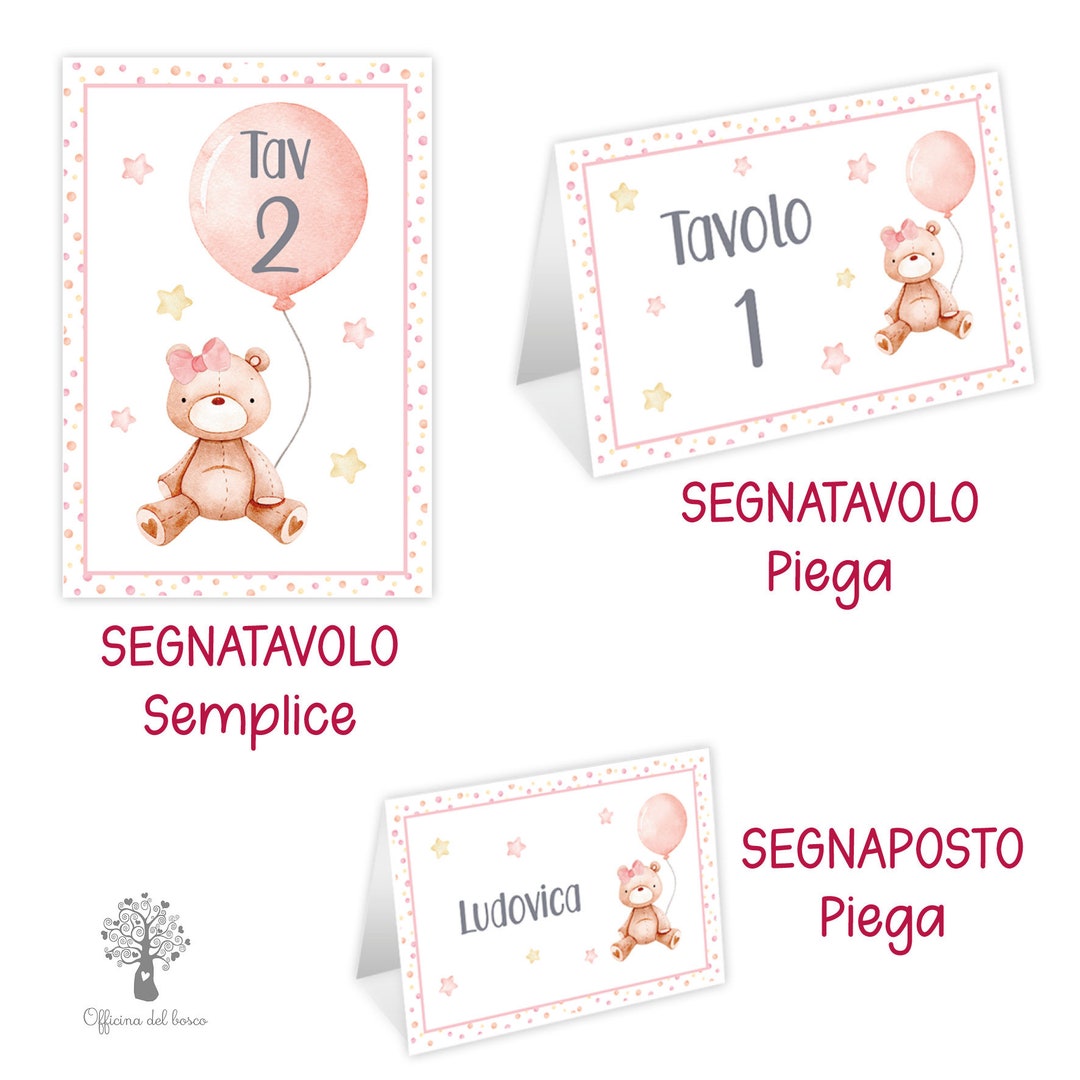 TABLE HOLDER, PLACEHOLDER, Many Patterns Available, Baptism, Birthday ...