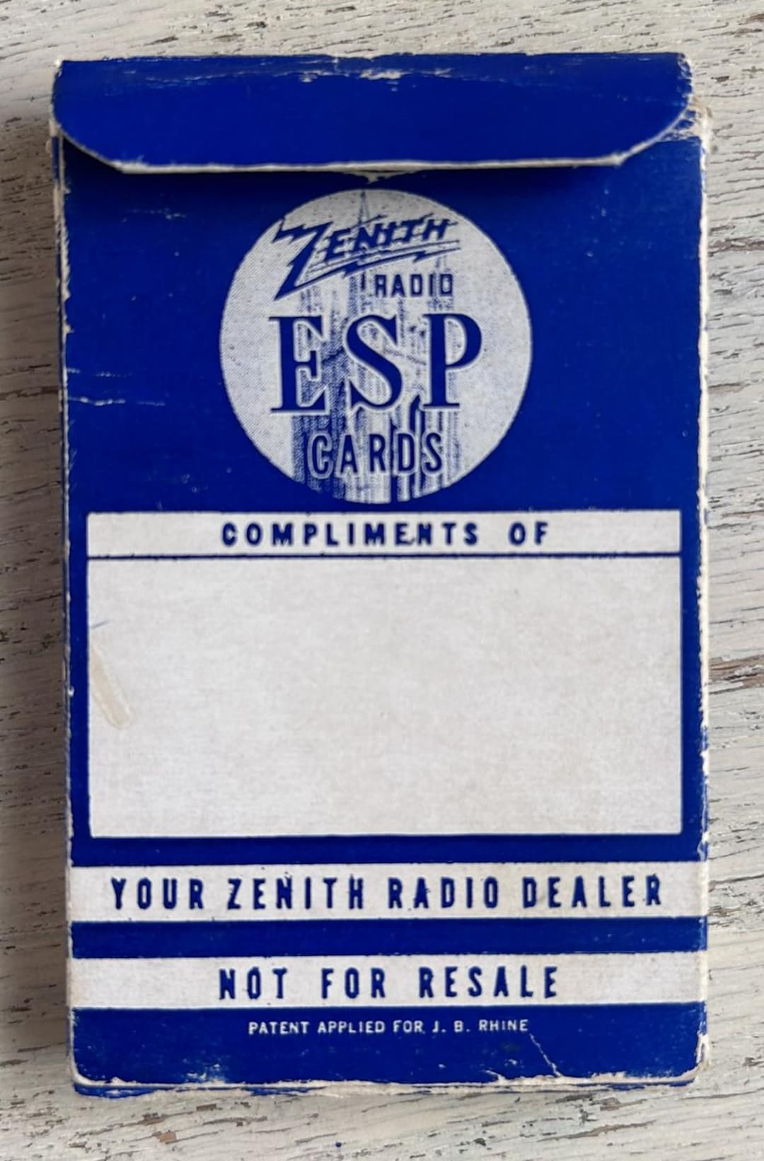 Vintage 1937 Zenith Radio ESP Cards Developed by Duke University Party ...