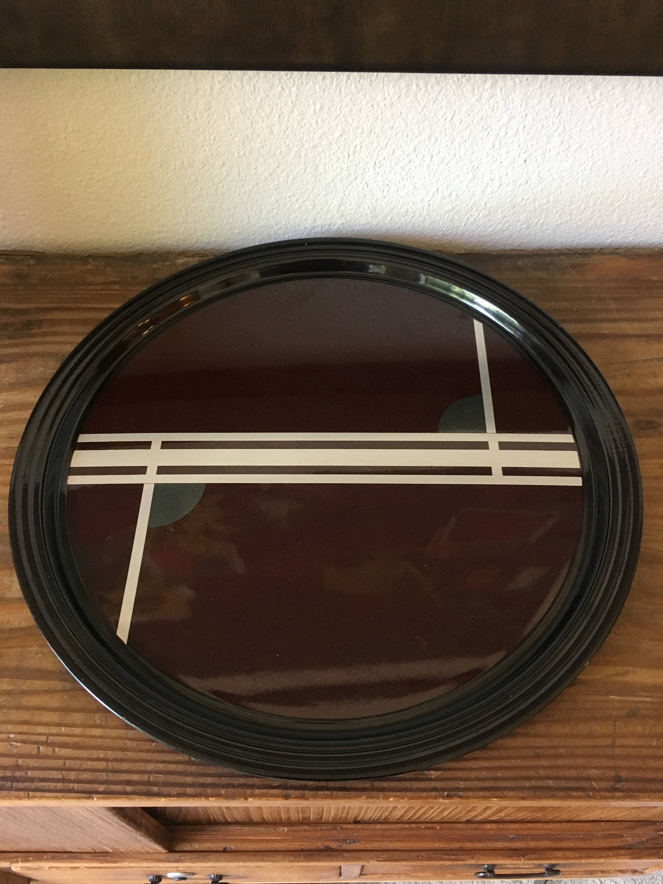 1932 Donald Dohner Westinghouse Micarta Art Deco Serving Tray - Etsy