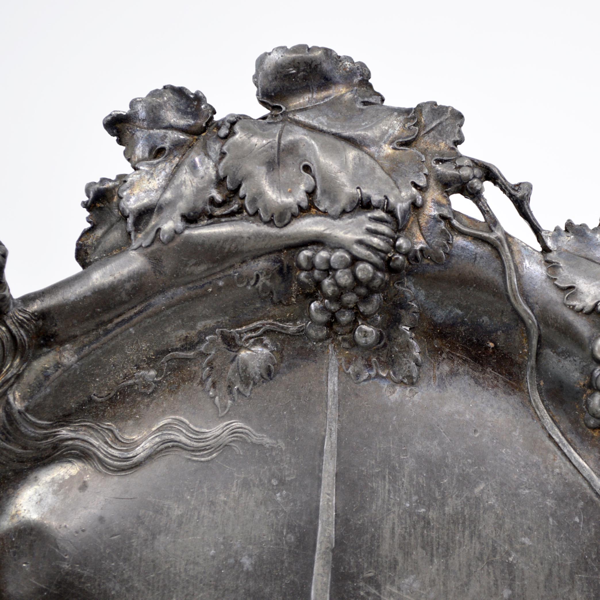 Art Nouveau WMF Card Tray With Goddess and Grapevines - Etsy