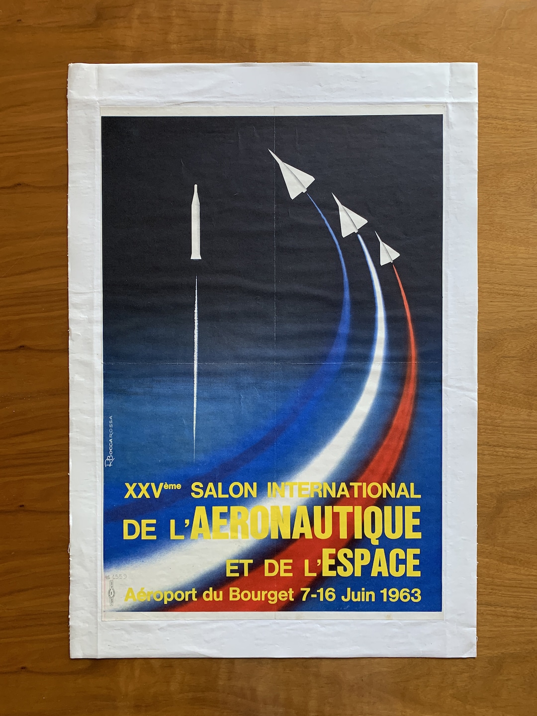 1963 Paris Air Show Poster - Etsy