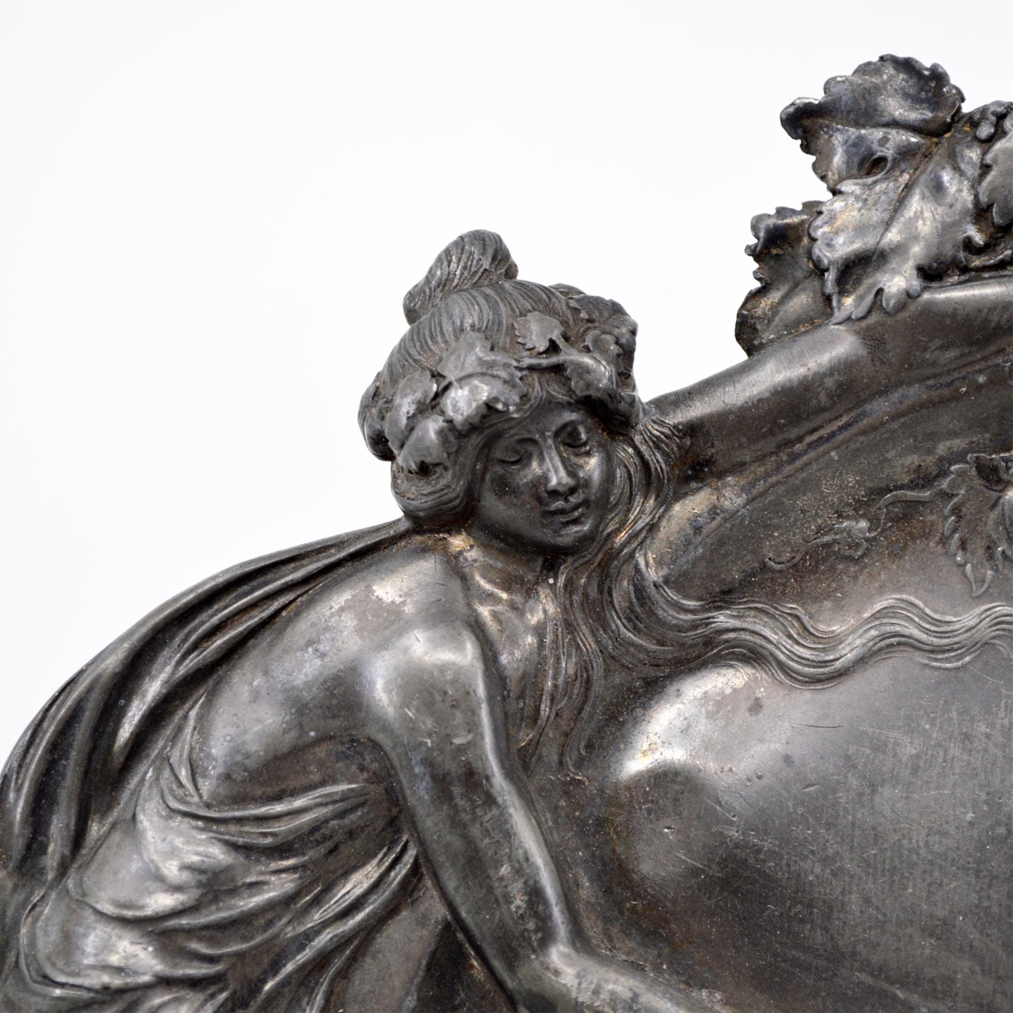 Art Nouveau WMF Card Tray With Goddess and Grapevines - Etsy