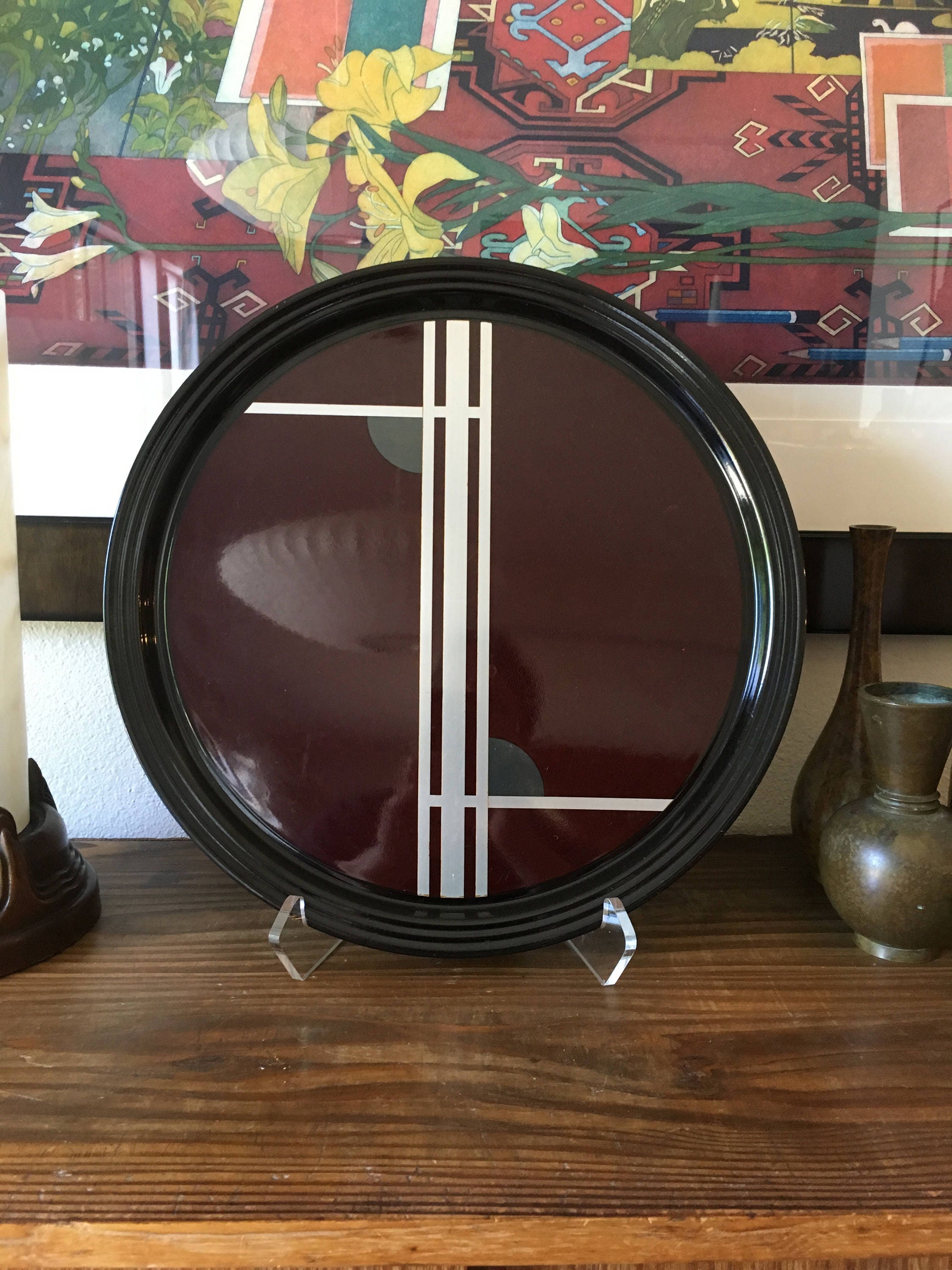 1932 Donald Dohner Westinghouse Micarta Art Deco Serving Tray - Etsy