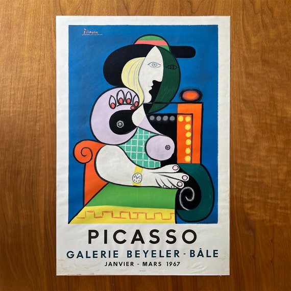 1967 Vintage Lithographic Poster picasso Galerie | Etsy