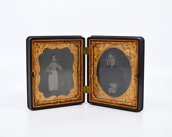 19th Century Dual Ambrotype Thermoplastic Union Case - Etsy
